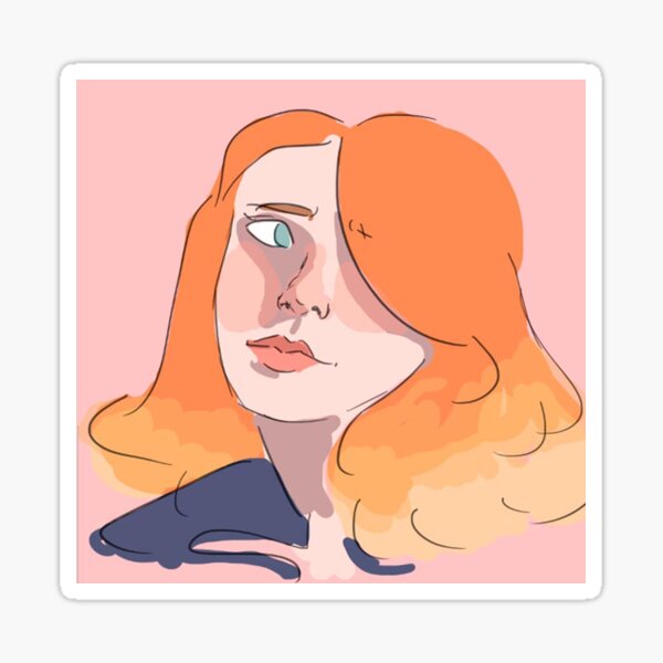 "Ginger" Sticker for Sale by mugs-and-cakes | Redbubble