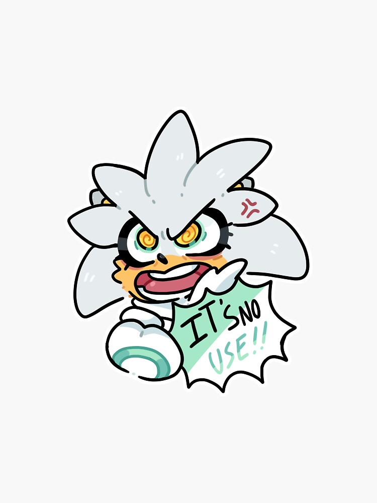 ""It's No Use!!" Sticker Sonic Meme" Sticker for Sale by BlazyArt ...