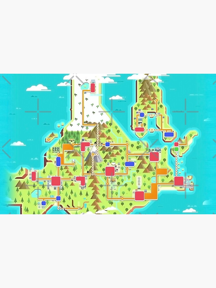 "Sinnoh Map" Photographic Print by Biochao | Redbubble