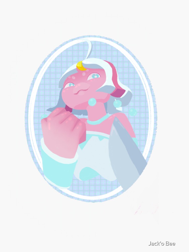 "Knife Fish Sayu NSR simple cameo design" Sticker for Sale by Nejikomi ...