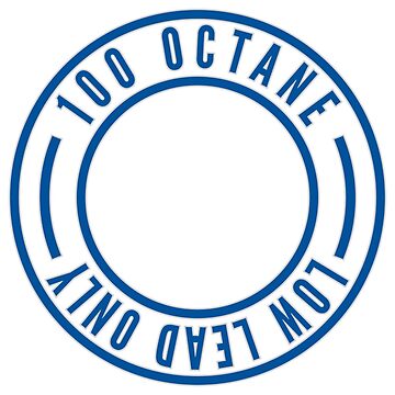 "100LL - Avgas" Sticker for Sale by Downwind | Redbubble