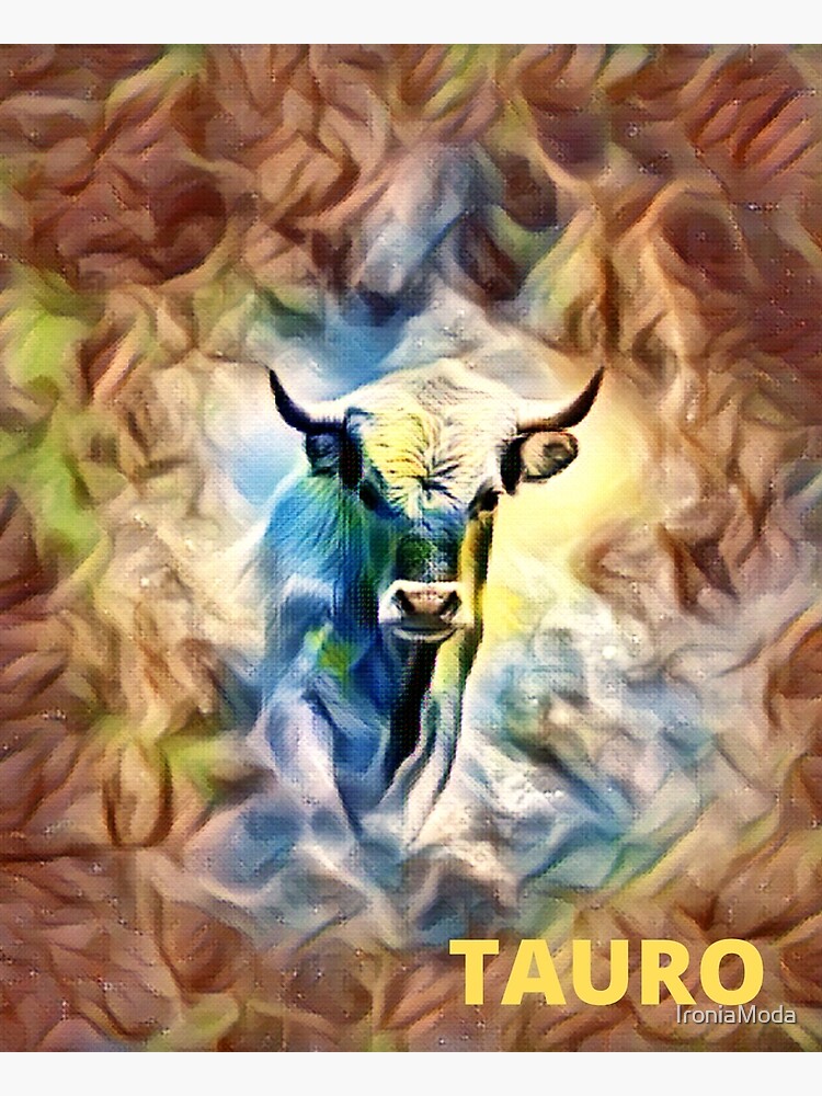 " Zodiac taurus" Poster for Sale by IroniaModa | Redbubble