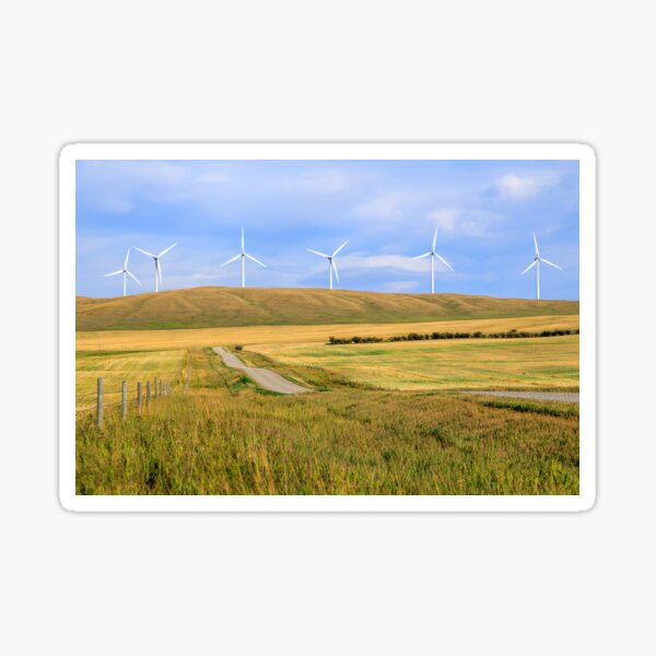 "Wind Turbine Renewable Energy Alberta" Sticker for Sale by ...