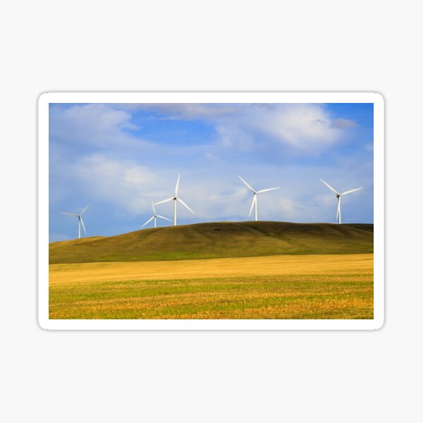 "Wind Turbine Renewable Energy Alberta" Sticker for Sale by ...
