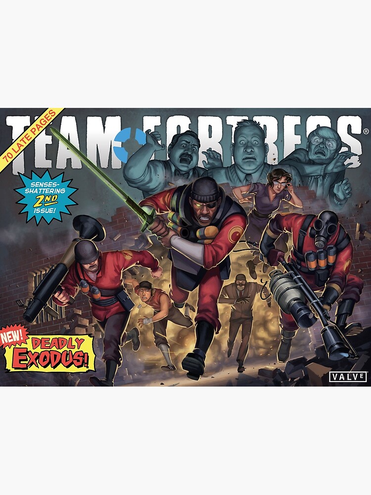 "Team Fortress 2 Deadly Exodus " Poster for Sale by Vintage-Travler ...