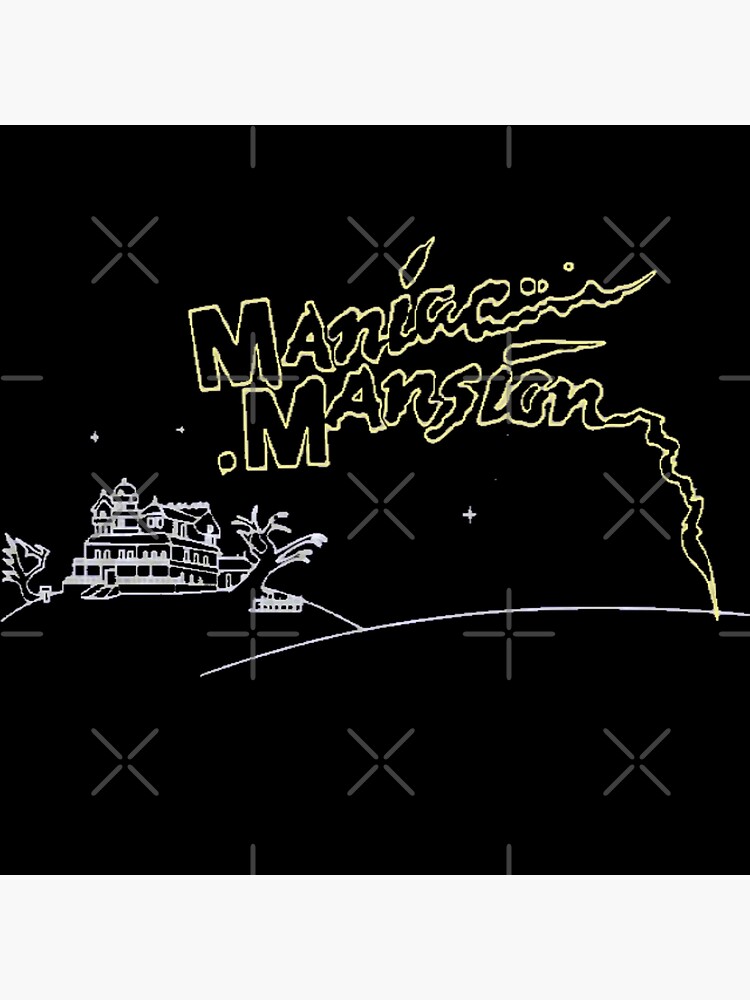 "Maniac Mansion Logo" Poster for Sale by Apex5 | Redbubble
