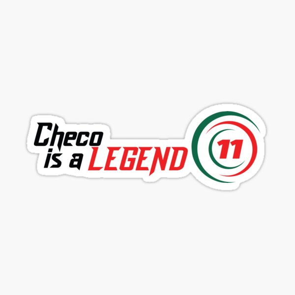 "Perez - Per - 11 - Checo is a Legend" Sticker by redtakuma | Redbubble