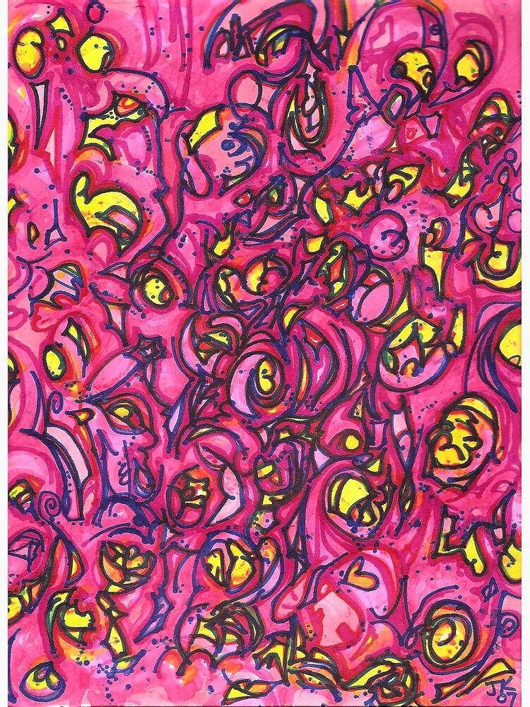 "Cotton Candy Under a Microscope" Poster by jessekruze | Redbubble