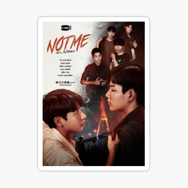 "Not Me series" Sticker for Sale by LunaDiaries | Redbubble