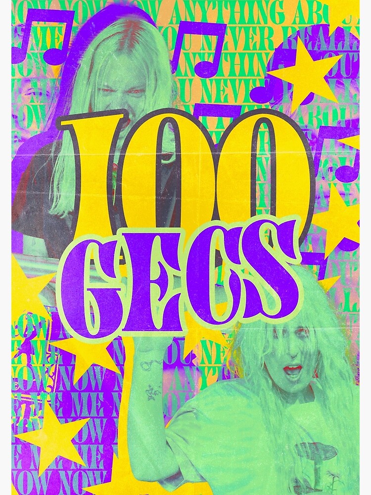 "100 GECS - 10000 GECS MEGA POSTER" Poster by mateoguzzi | Redbubble