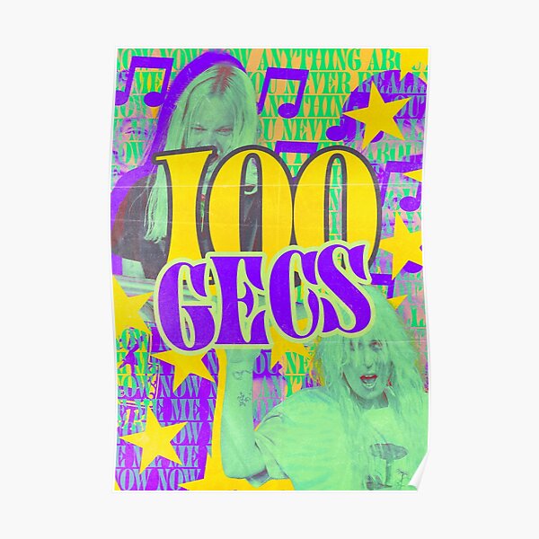 "100 GECS - 10000 GECS MEGA POSTER" Poster by mateoguzzi | Redbubble