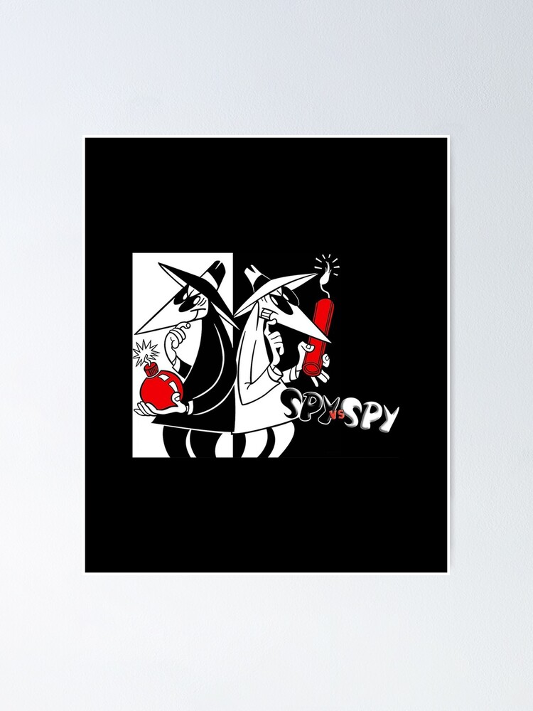"Spy Vs Spy" Poster by IQTees | Redbubble