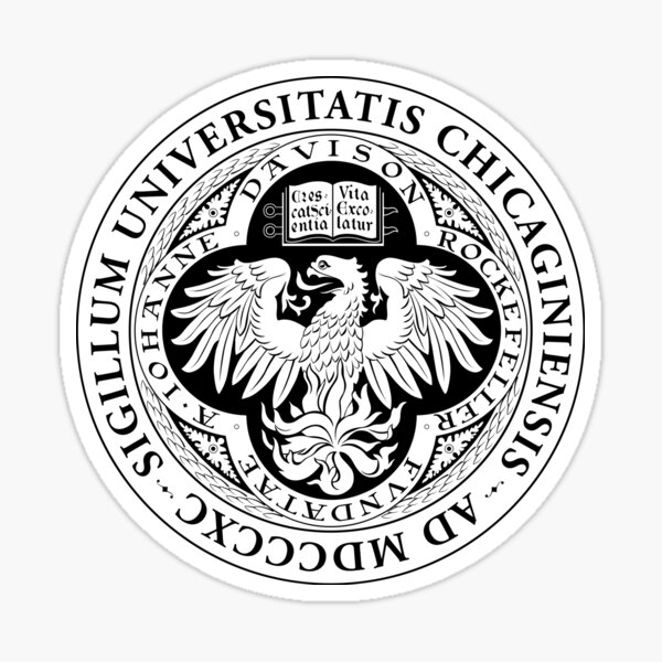 "University of Chicago" Sticker by Stratoguayota | Redbubble