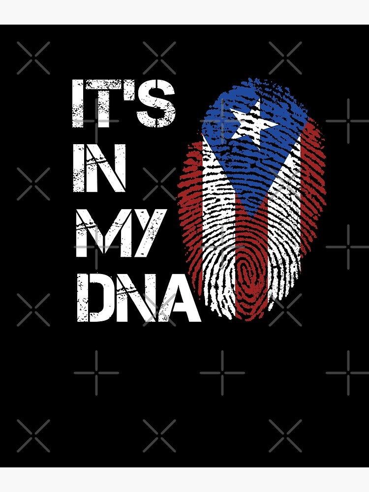 "Puerto Rico DNA - Flag Puerto Rican Puertorriqueños Boricuas" Canvas ...