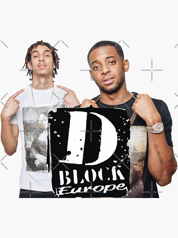 "D Block Europe" Sticker for Sale by PERIferyART | Redbubble