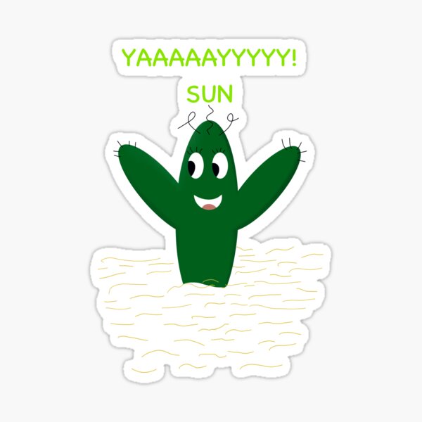 "Yay Sun" Sticker for Sale by NYT-Printables | Redbubble