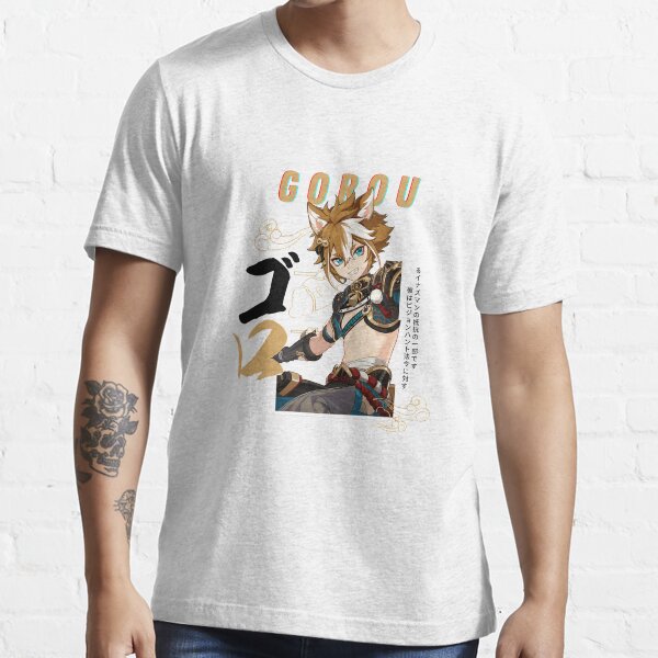 "Genshin Impact Gorou " T-shirt for Sale by Omagatoki | Redbubble ...
