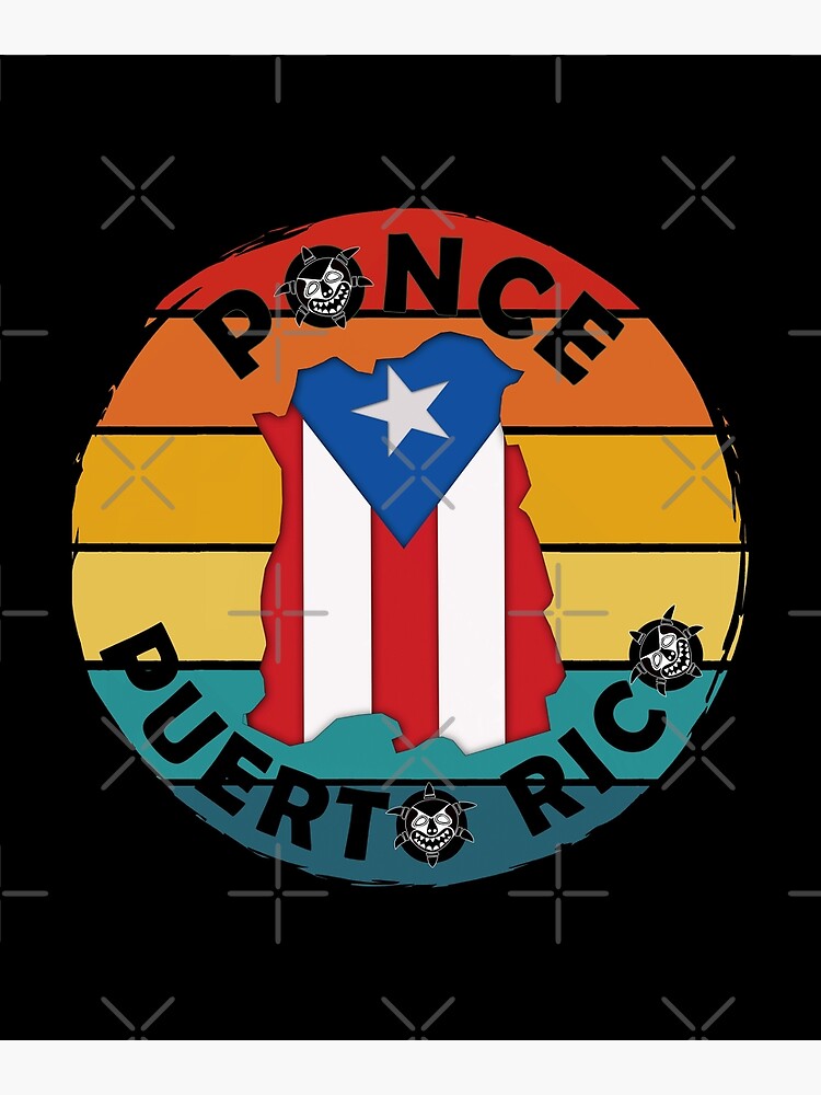 "Ponce Ciudad Señorial, Puerto Rico, Mapa del Municipio" Poster by ...