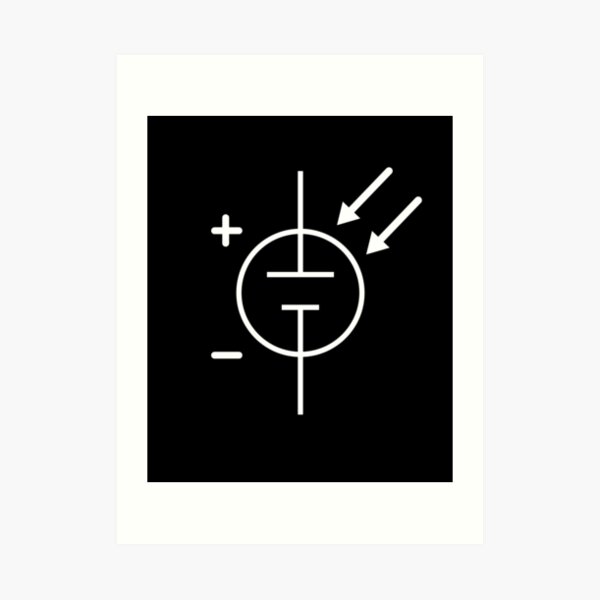 "Electrical Circuit Solar Cell Photovoltaic Cell Symbol" Art Print for ...
