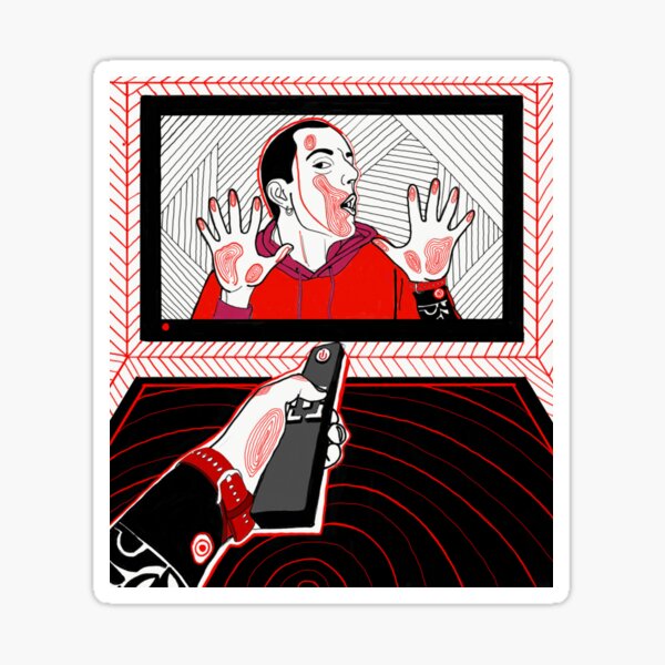 "Digital trap graphic " Sticker for Sale by AlexT313 | Redbubble