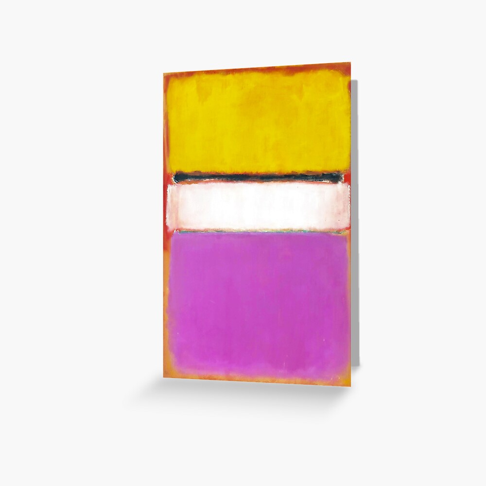 "Mark Rothko | White Center (Yellow, Pink and Lavender on Rose ...