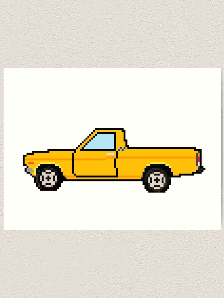 "1200 Ute Pixel Art Image" Art Print for Sale by Rallyaddict | Redbubble
