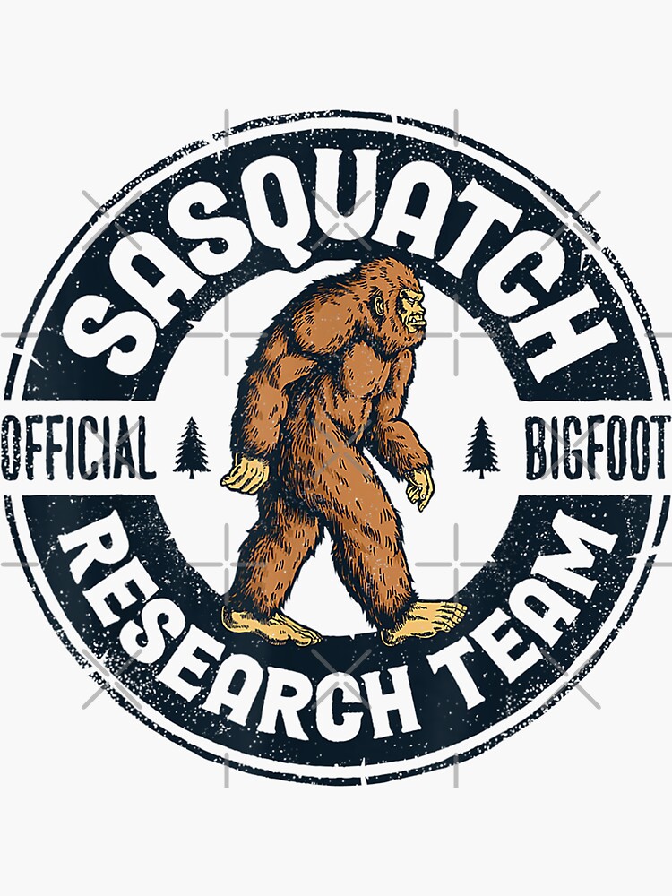 "Bigfoot Research Team Retro Vintage Sasquatch Men Women T-Shirt ...