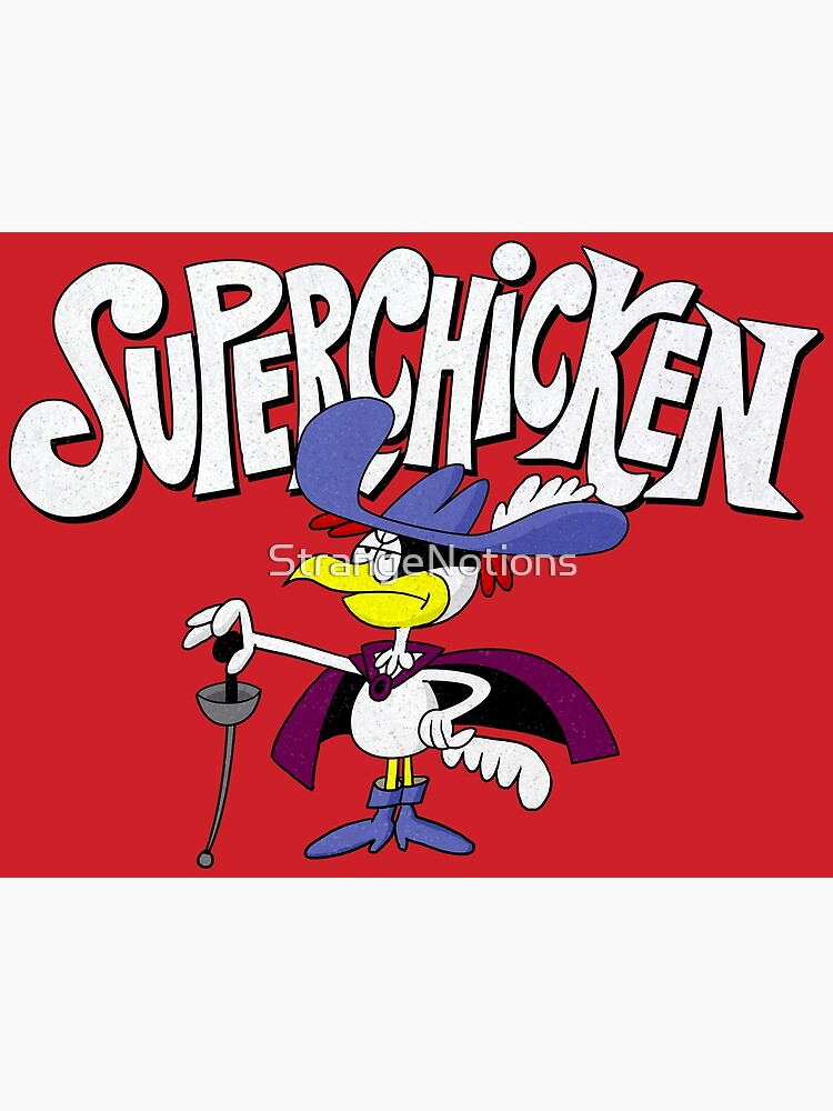 "Tribute to Jay Ward's Classic "Super Chicken" Character in a Macho ...