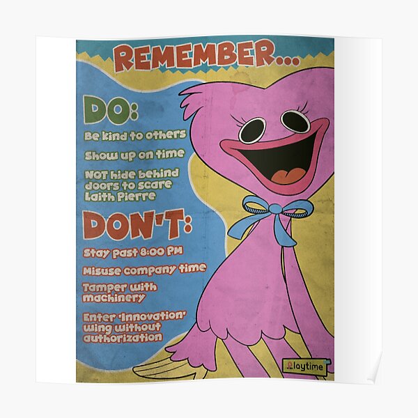 Poster « Kissy Missy Poser à faire et à ne pas faire », par finched ...