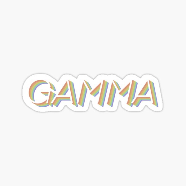"Gamma Xi" Sticker by trrosen | Redbubble