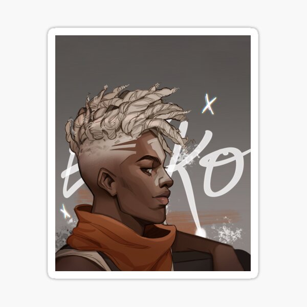 "Ekko Arcane" Sticker by TEHAGE | Redbubble