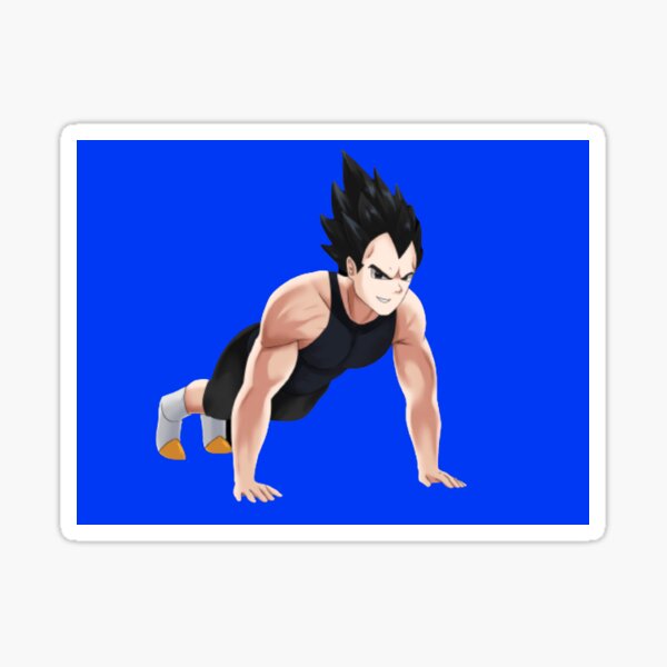 "Anime Push Up" Sticker by NinjaFocused | Redbubble