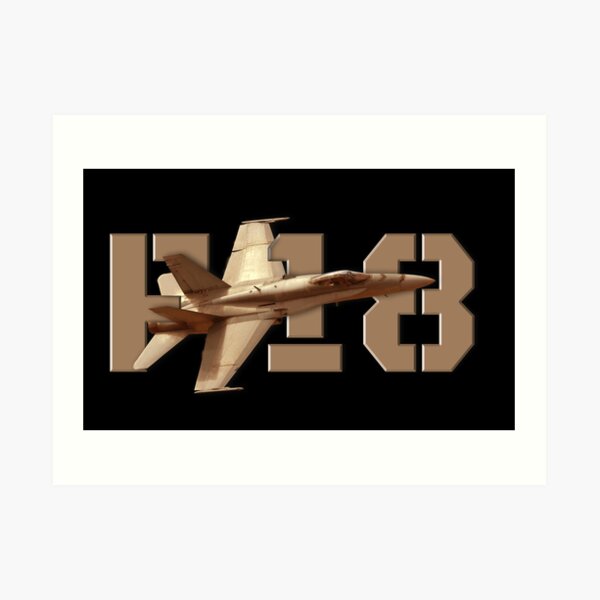 "F18 Fighter Jet Airforce Defense Aviation" Art Print for Sale by ...