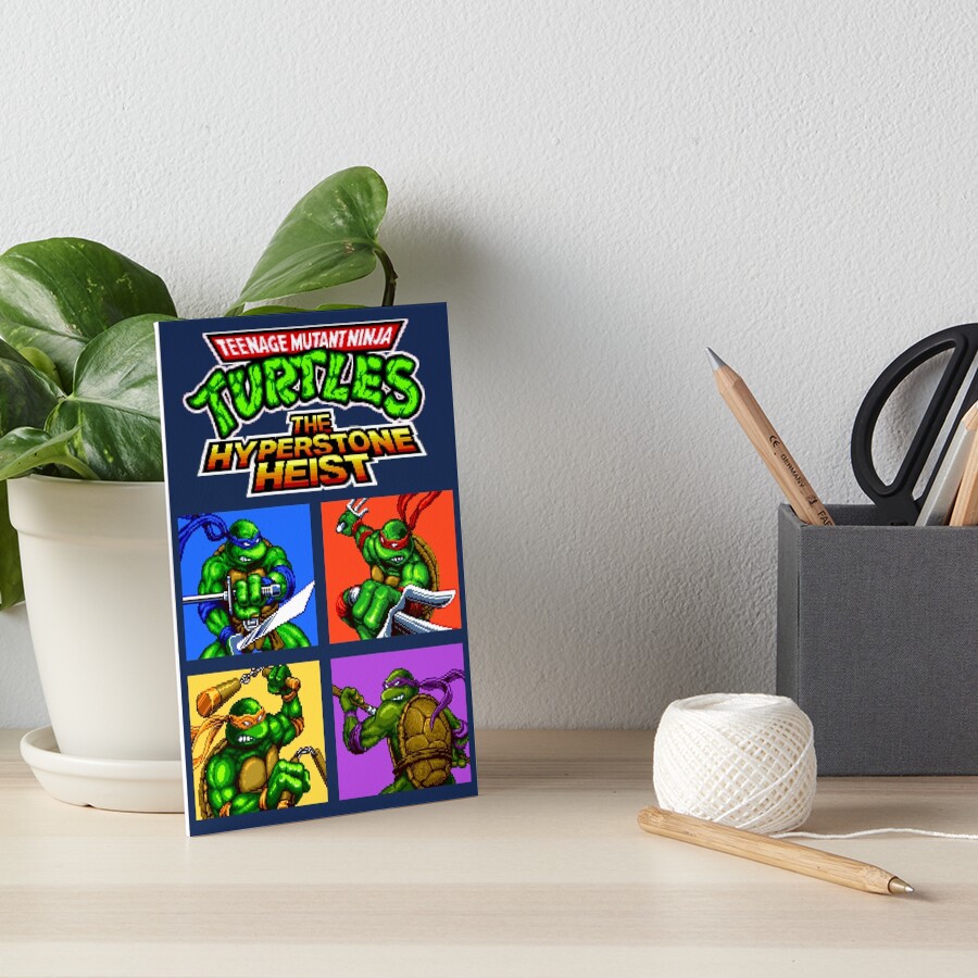 "TMNT Hyperstone Heist (Genesis)" Art Board Print by winscometjump ...