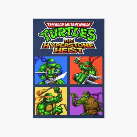 "TMNT Hyperstone Heist (Genesis)" Art Board Print by winscometjump ...