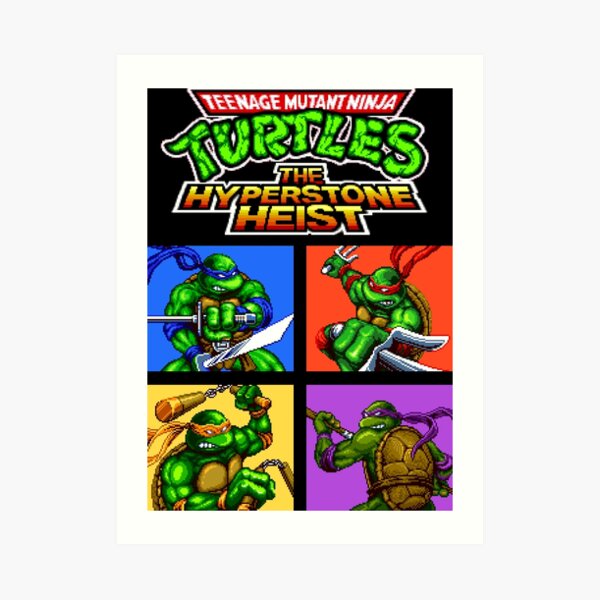 "TMNT Hyperstone Heist (Genesis)" Art Print by winscometjump | Redbubble