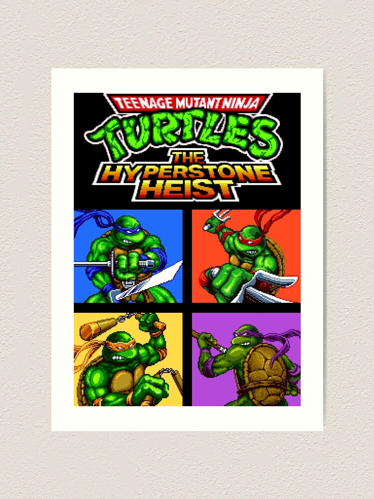 "TMNT Hyperstone Heist (Genesis)" Art Print by winscometjump | Redbubble