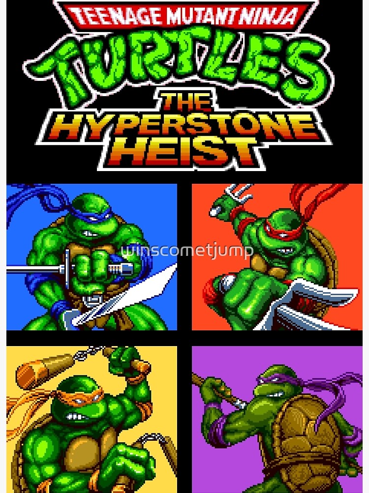 "TMNT Hyperstone Heist (Genesis)" Art Print by winscometjump | Redbubble