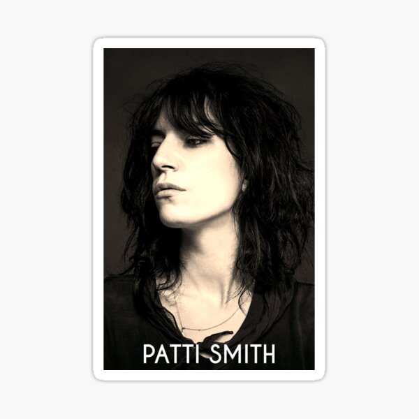 "Patti Smith portrait" Sticker by LukeRee | Redbubble