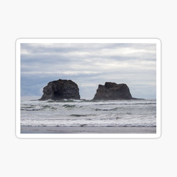 "Twin Rocks" Sticker by countcarver | Redbubble