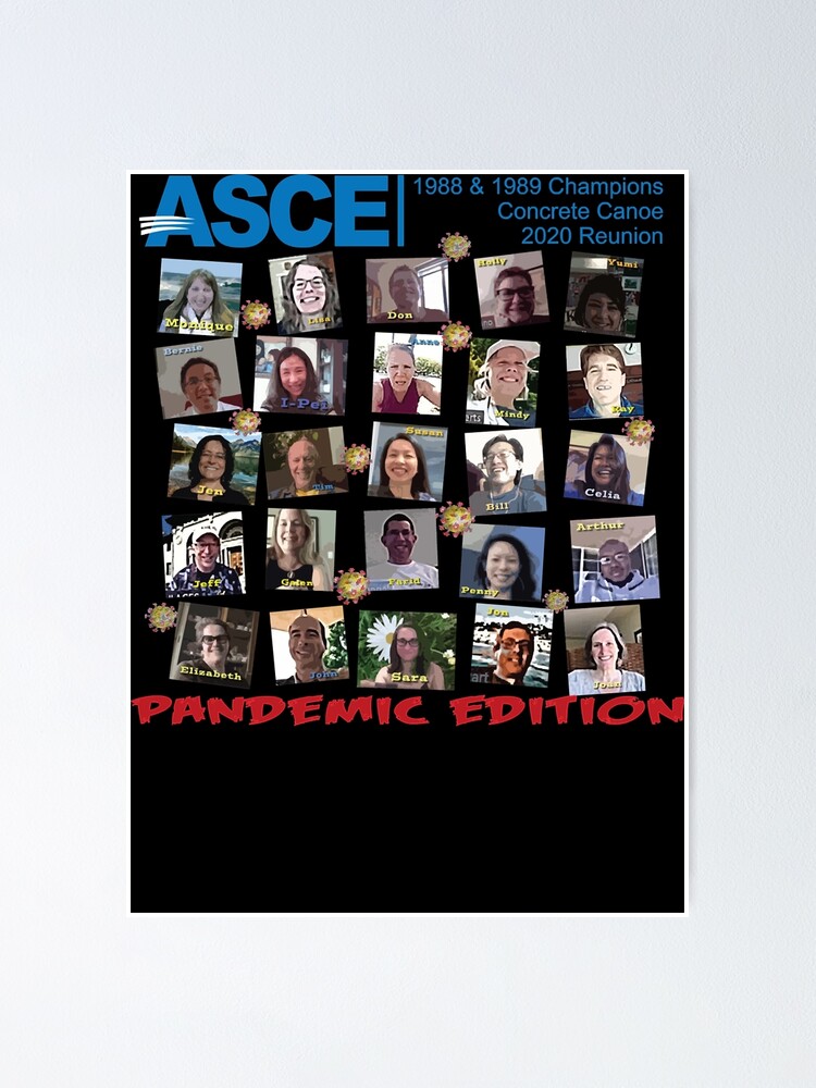 "ASCE 2020 Concrete Canoe Champions Reunion Classic" Poster for Sale by ...