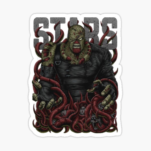 "Resident Evil Nemesis" Sticker by Korenevvasiliyv | Redbubble
