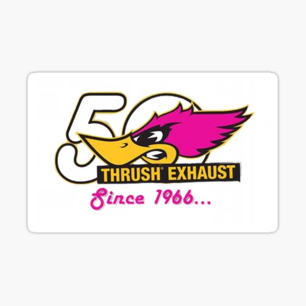 "Thrush Exhaust" Sticker by wethelionsarise | Redbubble