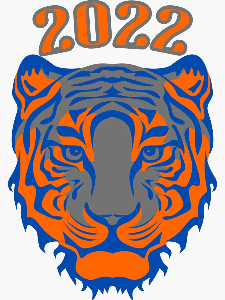 "YEAR OF THE TIGER LUCKY COLORS" Sticker for Sale by rodelyn | Redbubble