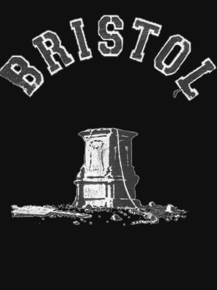 "banksy bristol colston 4 slave trader statue Essential" T-shirt for ...