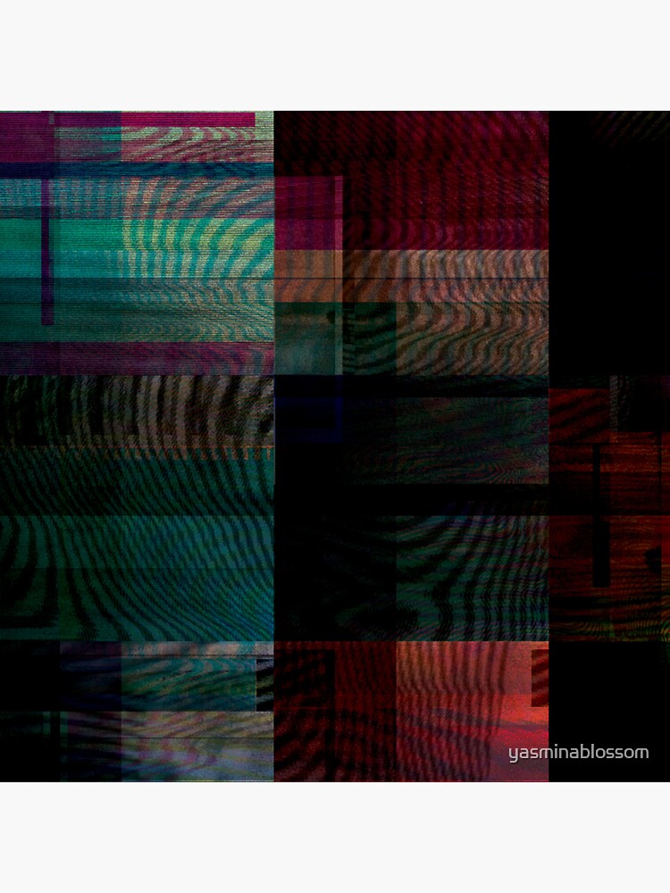 "glitch tile " Sticker for Sale by yasminablossom | Redbubble