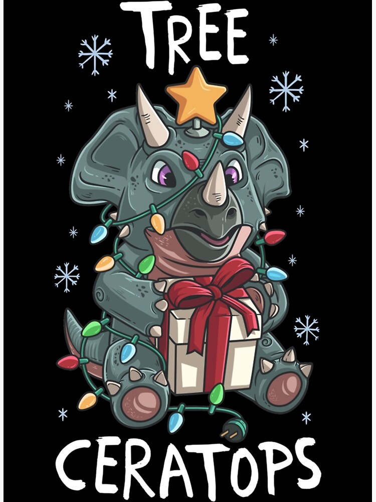 Lámina fotográfica «Árbol Ceratops Lindo Triceratops Dinosaurio Árbol ...