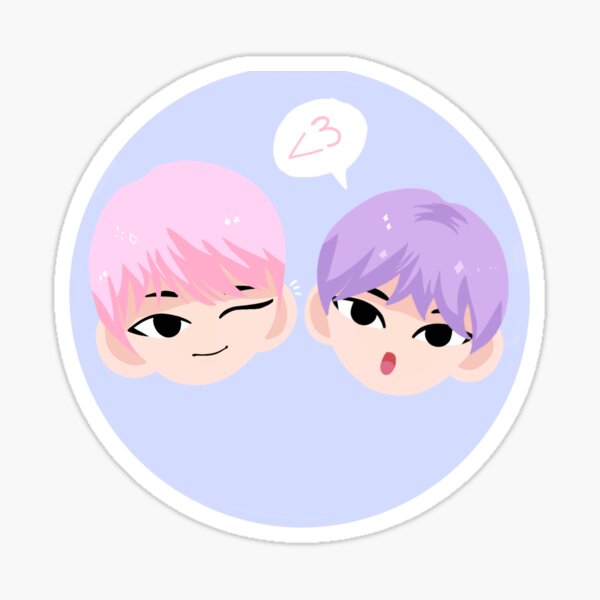 "moonbin and sanha stickers" Sticker for Sale by fino-made | Redbubble