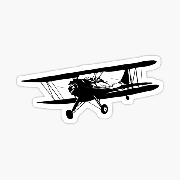 "Waco UPF-7 Biplane" Sticker for Sale by cranha | Redbubble