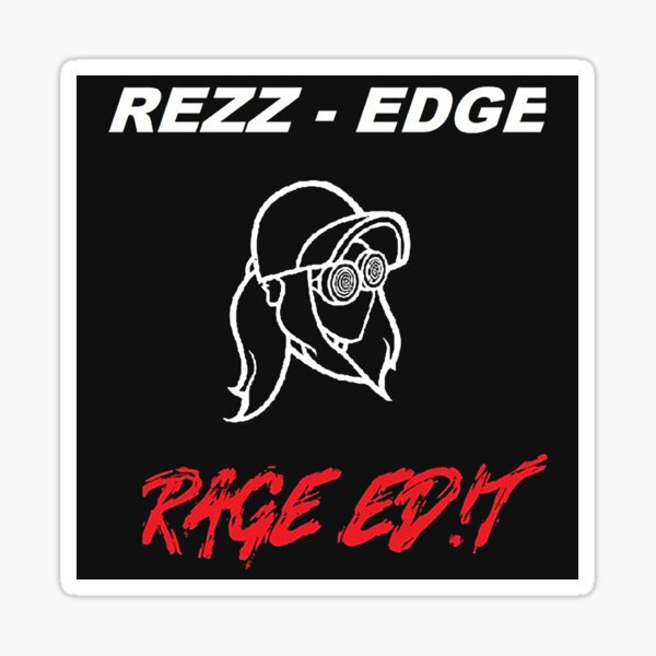 "REZZ LOGO" Sticker for Sale by ynunnerye9 | Redbubble